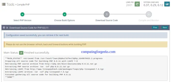 Install And Configure Openlitespeed On Rhel 8 Rocky Linux 8