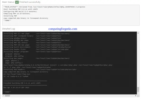 Install And Configure Openlitespeed On Rhel 8 Rocky Linux 8