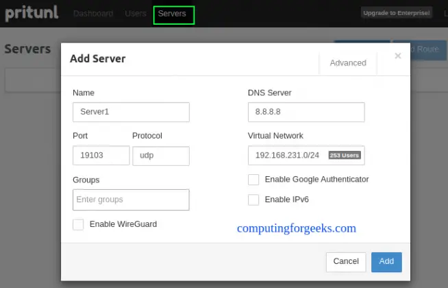 Install and Configure Pritunl VPN server on Amazon Linux 2 ...