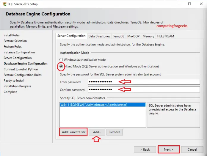 Install SQL Server 2019 Developer on Windows Server 2022 ...