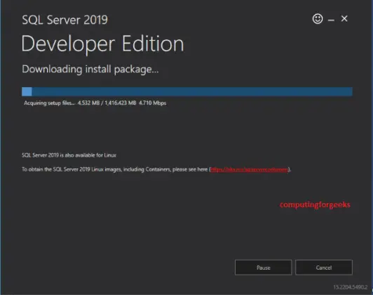 Install SQL Server 2019 Developer on Windows Server 2022 | ComputingForGeeks