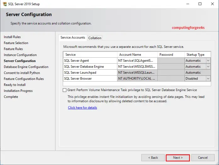 Install SQL Server 2019 Developer on Windows Server 2022 | ComputingForGeeks