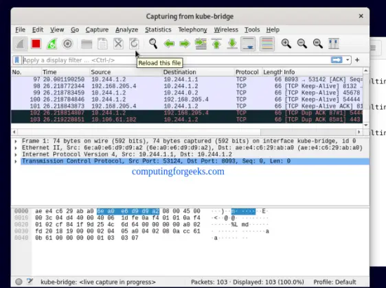 Capture Kubernetes pods packets using tcpdump and Wireshark ... Capture Kubernetes pods packets using tcpdump and Wireshark ...