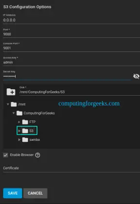 Configure FTP, SFTP and S3 Storage Services on TrueNAS | ComputingForGeeks