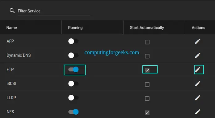 Configure FTP, SFTP and S3 Storage Services on TrueNAS | ComputingForGeeks