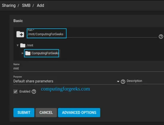 Configure Samba / NFS / WebDAV Shares on TrueNAS | ComputingForGeeks