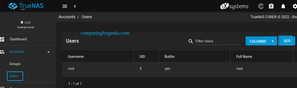 Configure Samba / NFS / WebDAV Shares on TrueNAS | ComputingForGeeks