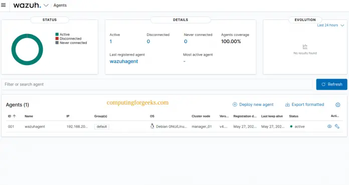 How To Install Wazuh Security Platform using Ansible | ComputingForGeeks