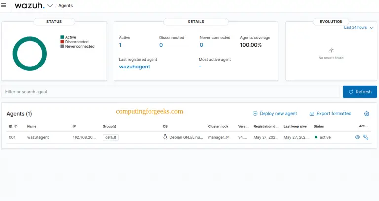 How To Install Wazuh Security Platform using Ansible | ComputingForGeeks