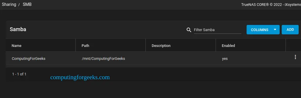 How To Install And Configure Truenas Core 13 Storage Computingforgeeks 2219