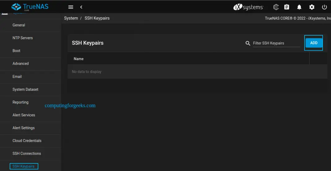 How To Install and Configure TrueNAS CORE 13 Storage | ComputingForGeeks