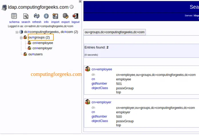 How To Run OpenLDAP Server in Docker Containers | ComputingForGeeks