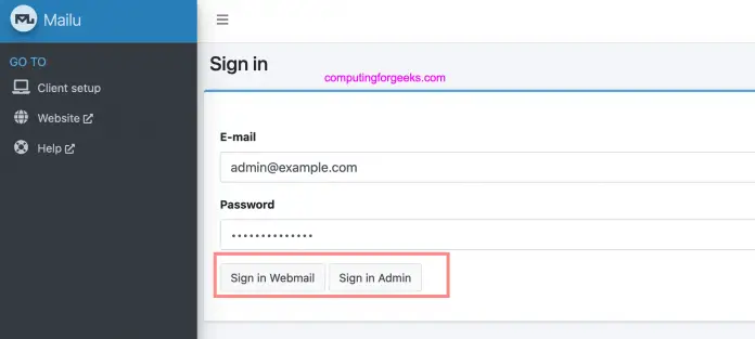 Install Mailu mail server on Ubuntu 22.04|20.04|18.04 | ComputingForGeeks