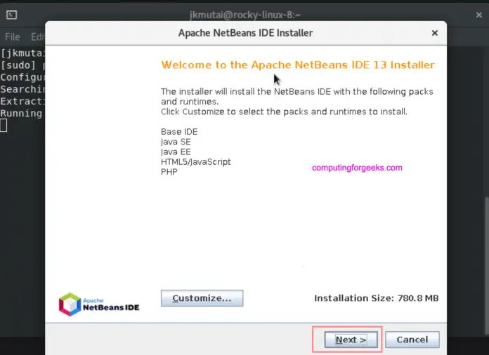Install NetBeans IDE 13 on Fedora 36/35/34/33/32 | ComputingForGeeks