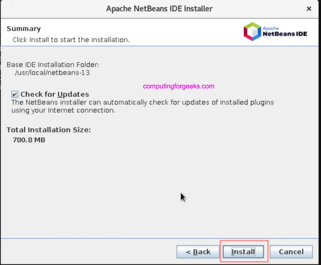 Install NetBeans IDE 13 on Fedora 36/35/34/33/32 | ComputingForGeeks