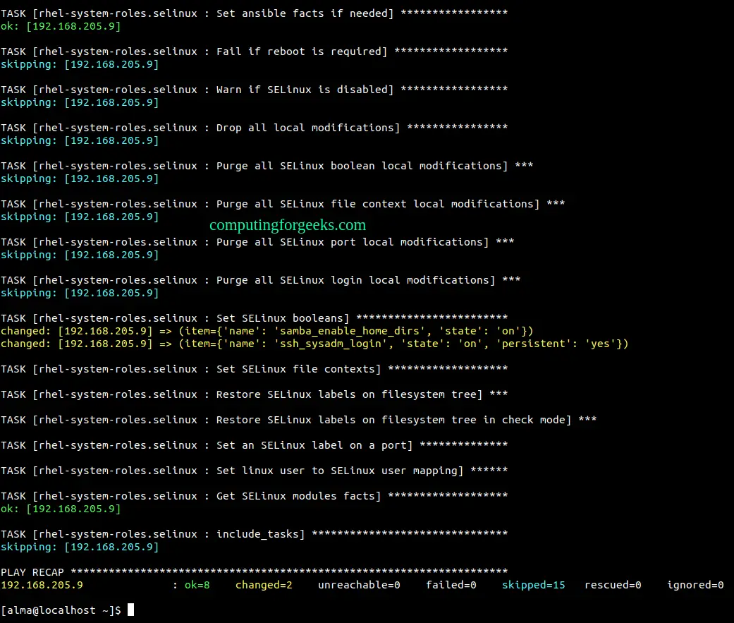 Automate Linux Systems with Ansible System Roles | ComputingForGeeks