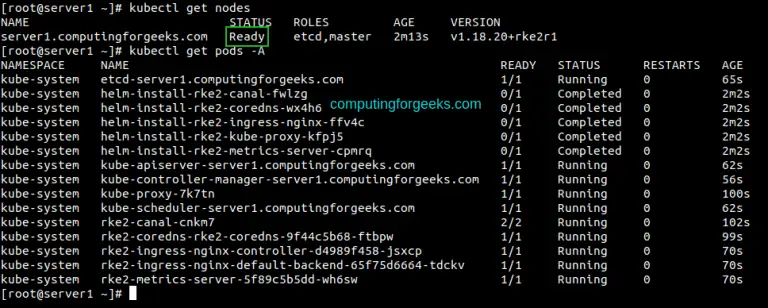 Deploy Ha Kubernetes Cluster On Rocky Linux 8 Using Rke2 Computingforgeeks