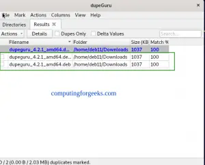 Find File Duplicates on Linux/macOS/Windows using dupeGuru ...