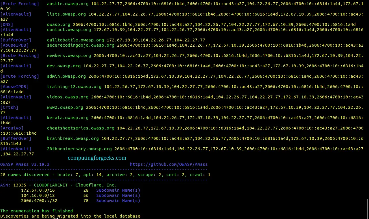 Master Attack Surface Mapping with Amass (Free Tool) | ComputingForGeeks