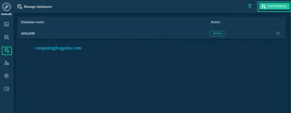 Run Immudb Sql And Key Value Database On Docker Kubernetes Computingforgeeks