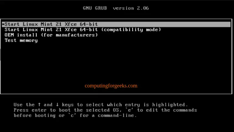 Install Linux Mint 21 - Step by Step With Screenshots | ComputingForGeeks