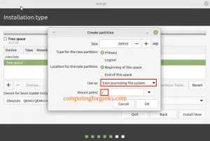 Install Linux Mint 21 - Step by Step With Screenshots | ComputingForGeeks