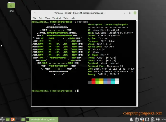 Install Linux Mint 21 - Step by Step With Screenshots | ComputingForGeeks