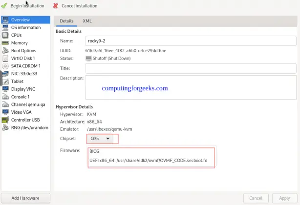 Install and Use KVM Virtualization on Rocky Linux 9 | ComputingForGeeks