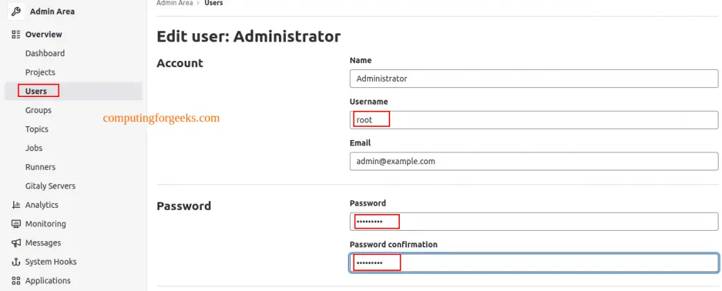 How To Install Gitlab On Rocky Linux 9 Almalinux 9 Computingforgeeks