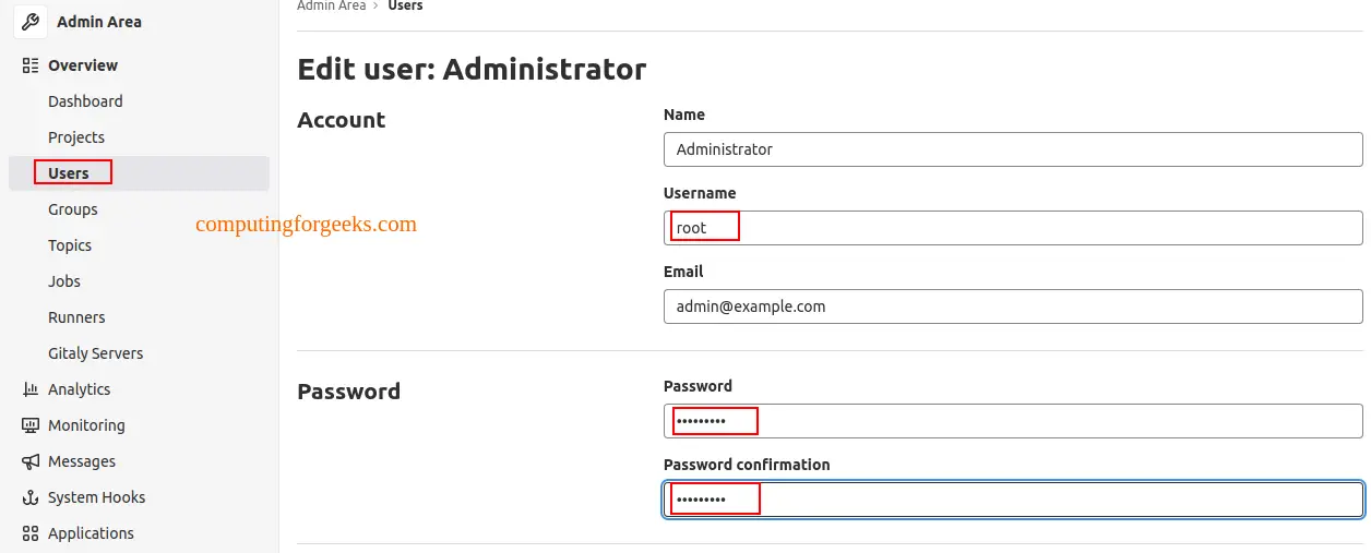 How To Install Gitlab On Rocky Linux 9 Almalinux 9 Computingforgeeks