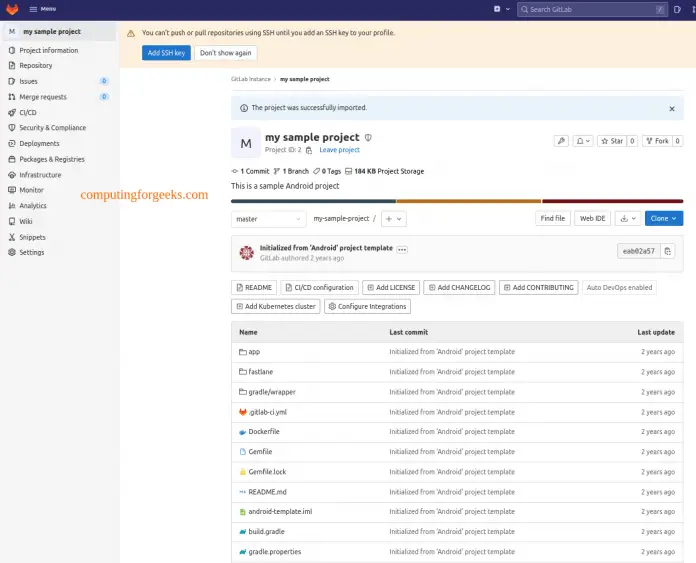 How To Install Gitlab On Rocky Linux 9 Almalinux 9 Computingforgeeks
