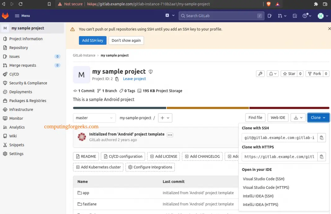 How To Install Gitlab On Rocky Linux 9 Almalinux 9 Computingforgeeks