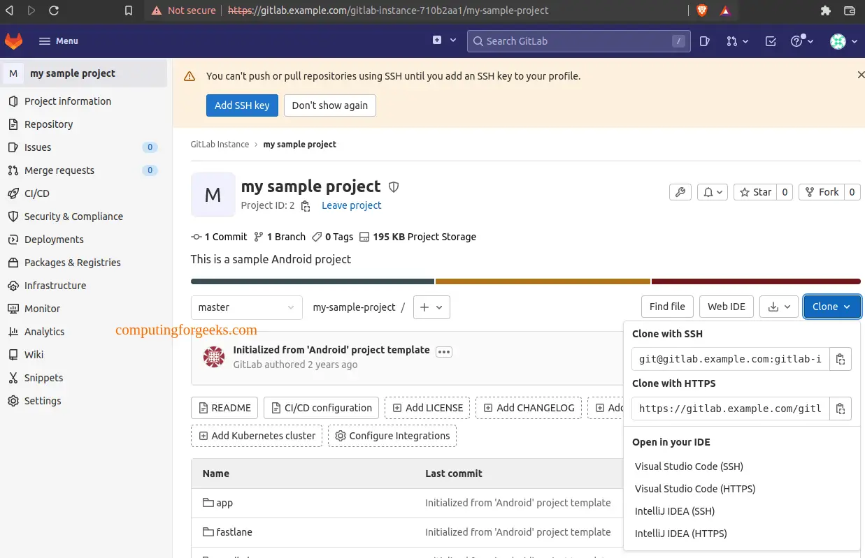 How To Install Gitlab On Rocky Linux 9 Almalinux 9 Computingforgeeks