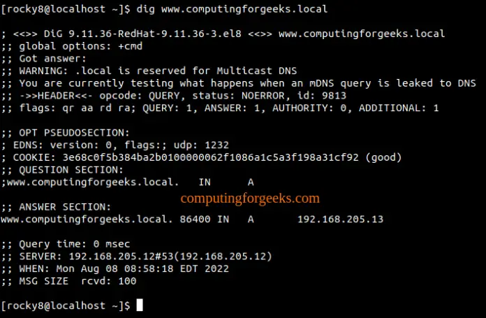 Configure Master BIND DNS on Rocky Linux 9 / AlmaLinux 9 | ComputingForGeeks