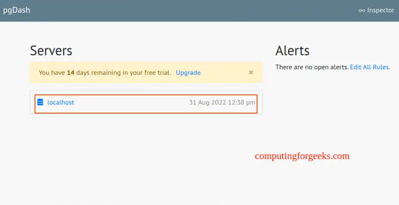 How To Monitor PostgreSQL Database with pgDash | ComputingForGeeks