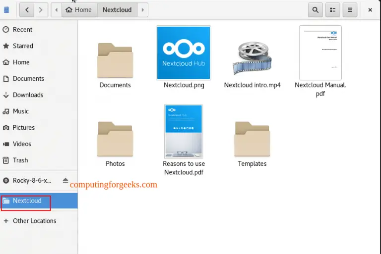Install Nextcloud / OwnCloud on Rocky Linux 9|AlmaLinux 9 | ComputingForGeeks