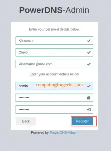 Configure PowerDNS and PowerDNS Admin on Rocky Linux 9|8 | ComputingForGeeks