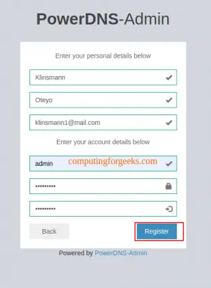 Configure PowerDNS and PowerDNS Admin on Rocky Linux 9|8 | ComputingForGeeks