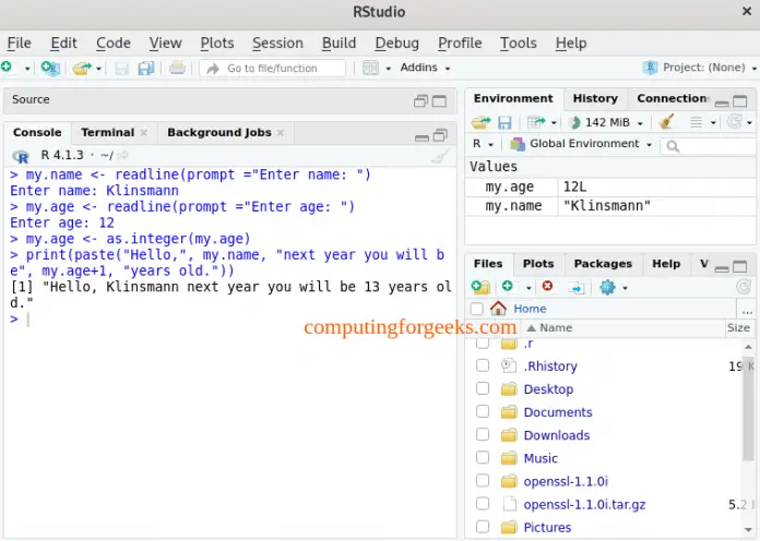 Install R and Rstudio on Rocky Linux 9 / AlmaLinux 9 | ComputingForGeeks