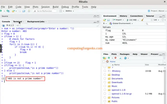 Install R and Rstudio on Rocky Linux 9 / AlmaLinux 9 | ComputingForGeeks