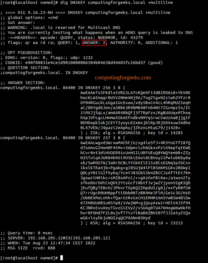 How To Secure BIND DNS Server With DNSSec Keys | ComputingForGeeks