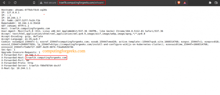 Install and Configure Traefik Ingress Controller on k0s | ComputingForGeeks