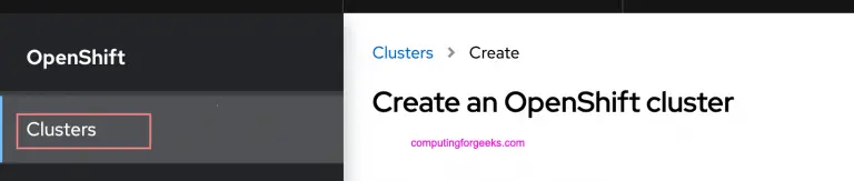 Install Local Openshift Cluster 417 Using Crc Computingforgeeks 8914