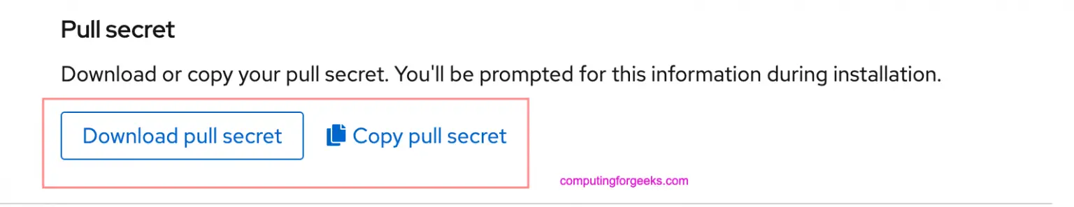 Install Local Openshift Cluster 417 Using Crc Computingforgeeks