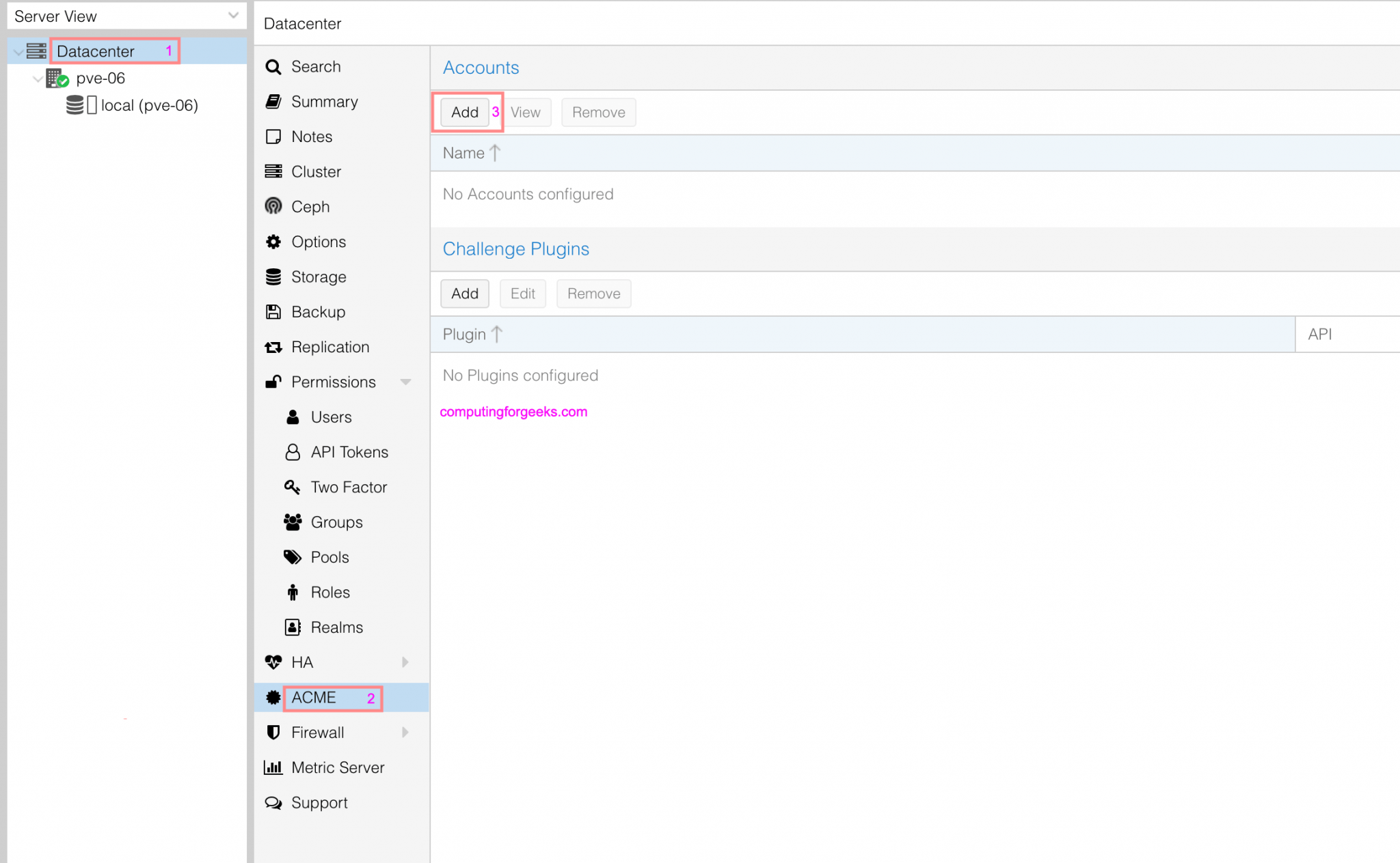 How To Secure Proxmox Ve Server With Lets Encrypt Ssl Computingforgeeks 9018