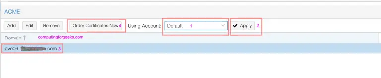 How To Secure Proxmox Ve Server With Lets Encrypt Ssl Computingforgeeks 7474