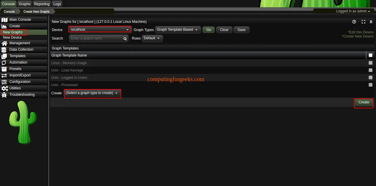 How To Install Cacti on Rocky Linux 9 / AlmaLinux 9 | ComputingForGeeks