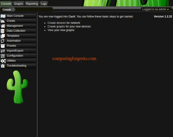How To Install Cacti on Rocky Linux 9 / AlmaLinux 9 | ComputingForGeeks