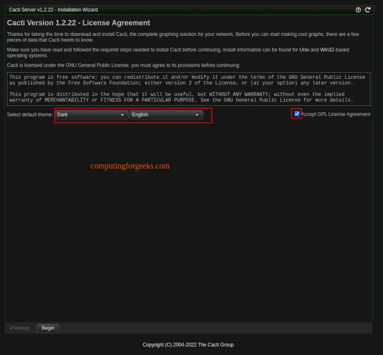 How To Install Cacti on Rocky Linux 9 / AlmaLinux 9 | ComputingForGeeks