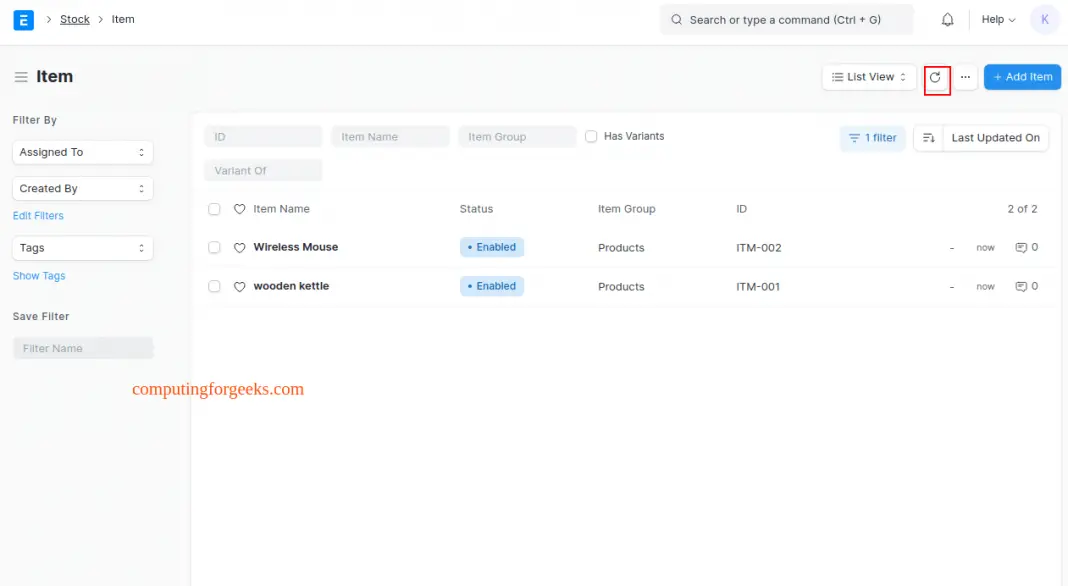 How To Run ERPNext ERP System in Docker Containers | ComputingForGeeks
